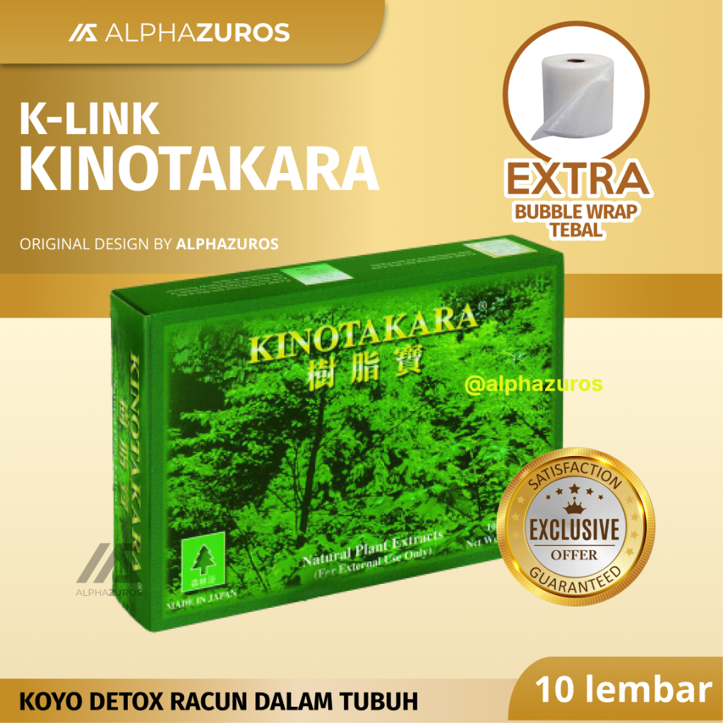 Jual [EXCLUSIVE] K LINK KINO Kinotakara Original Koyo Penyerap Toksin dari Dalam Tubuh (1 Box ...