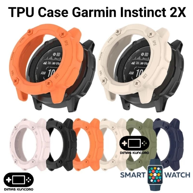 Jual TPU Case Garmin Instinct 2X silicone silikon solar cover casing ...