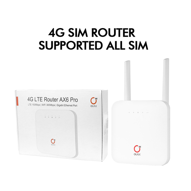 Jual OLAX AX6 PRO Router WiFi Mini 4G, Router Nirkabel CPE Mini 4G 4000Mah TTL/ IMEI 4G CPE ...