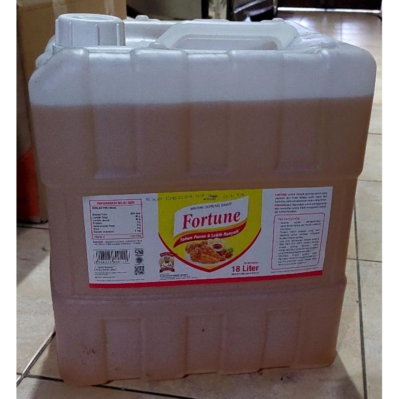 Jual Minyak goreng Fortune 18 ltr | Shopee Indonesia
