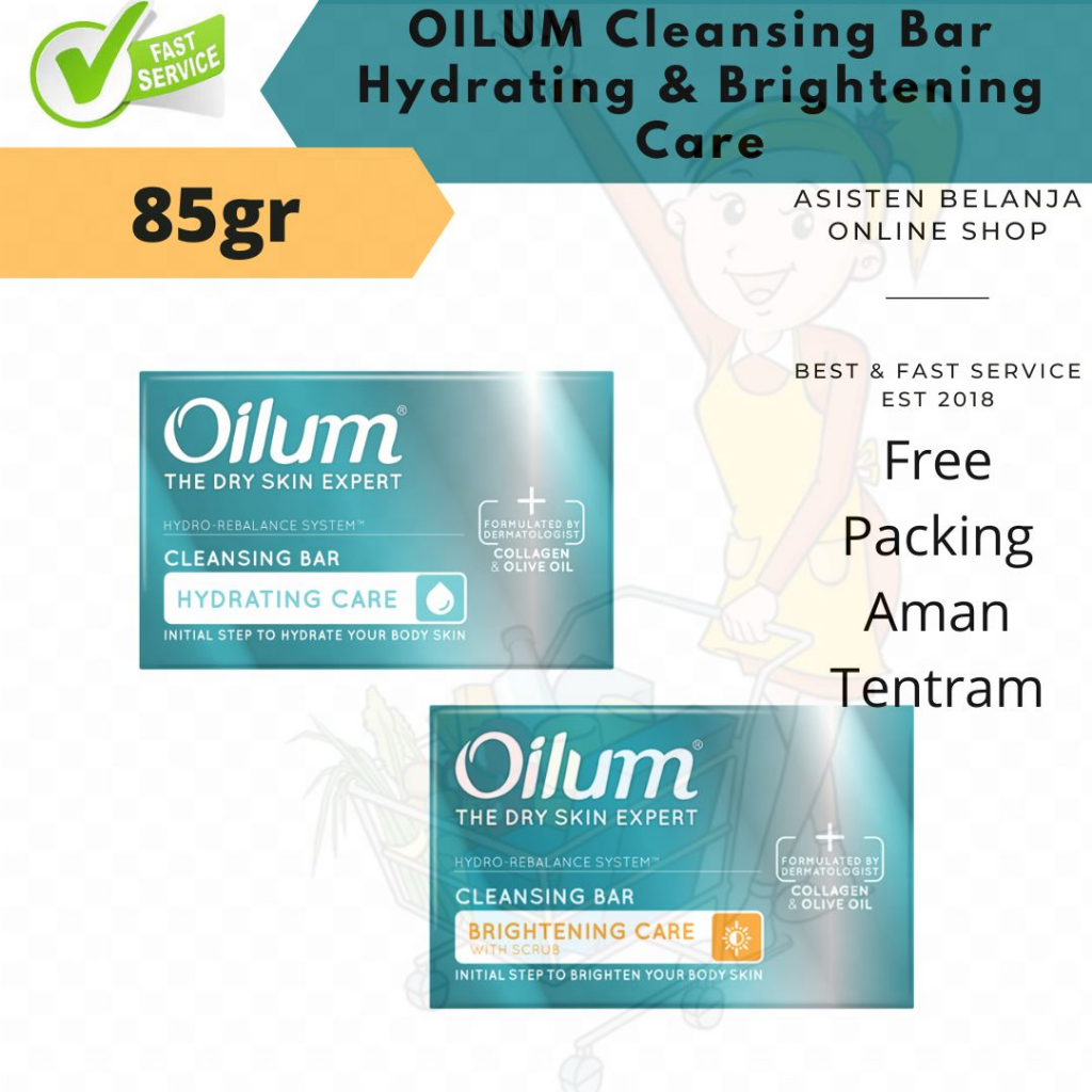 Jual Oilum Cleansing Bar Soap Hydrating Brightening Care Scrub 85gr ...