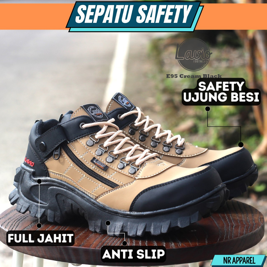 Jual SEPATU SAFETY ORIGINAL TOURING HIKING OUTDOOR UJUNG BESI RINGAN ...