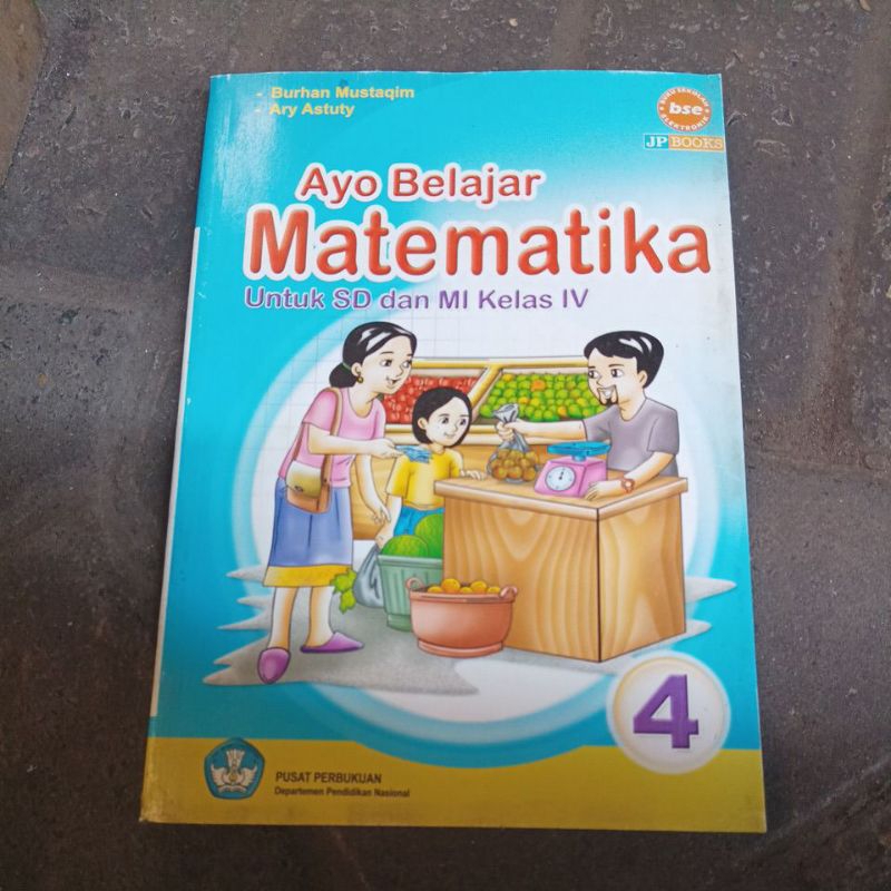 Jual buku ayo belajar matematika BSE burhan mustakim kelas 4 SD original | Shopee Indonesia