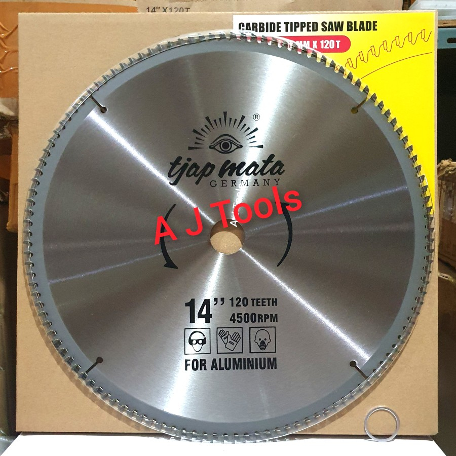 Jual TJAP MATA Mata Gergaji Potong Alumunium TCT 14" inch x 120T ...