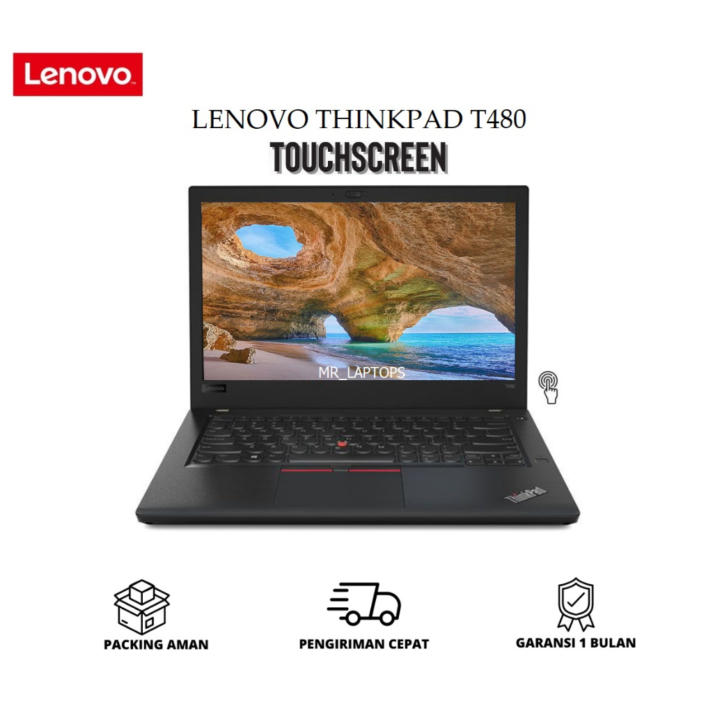 Jual Laptop Touchscreen Lenovo Ultrabook Thinkpad T480 Core i5 Gen 8 ...