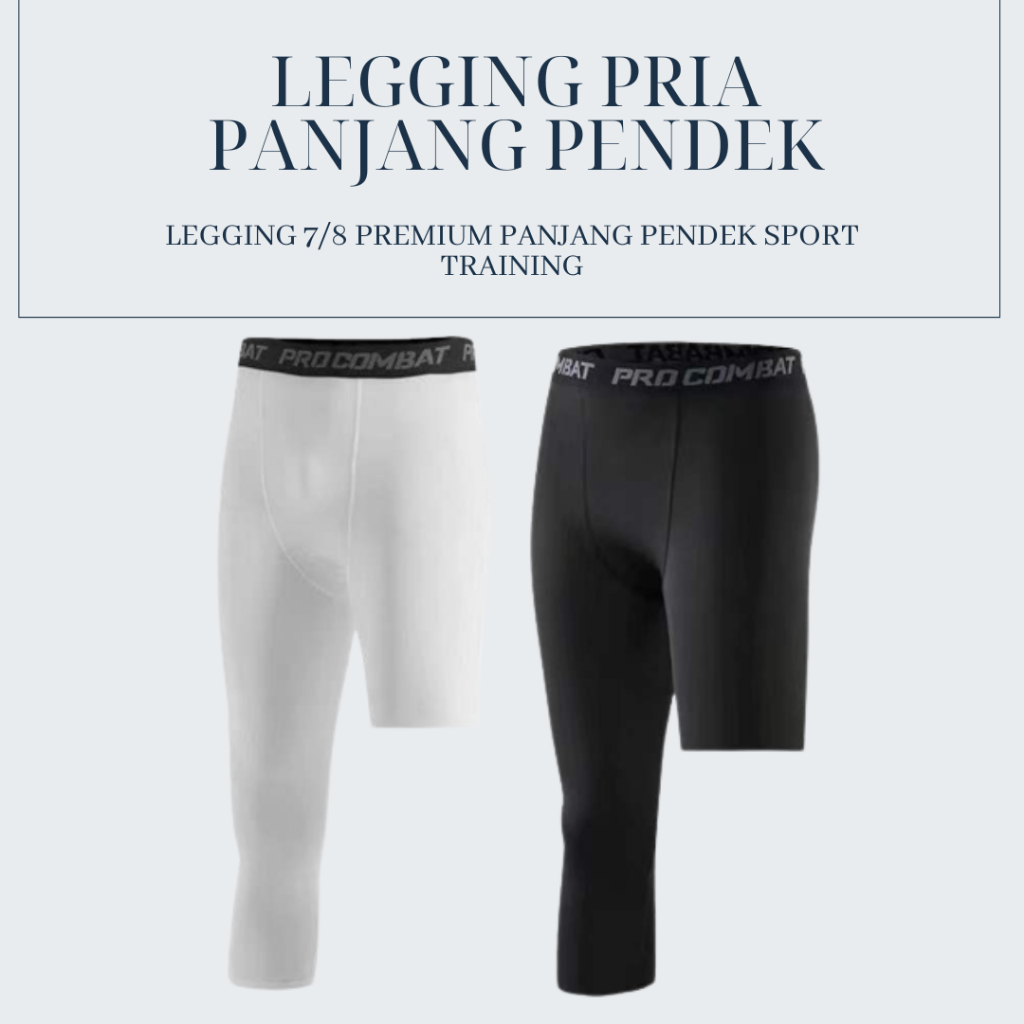 Jual Oppa Style Shop Legging Pria Panjang Pendek | Legging 7/8 Panjang ...