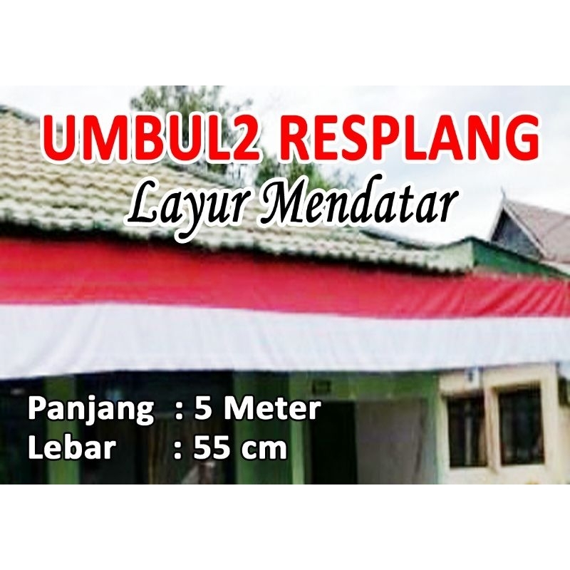 Jual Bendera Umbul umbul merah putih resplang | Shopee Indonesia