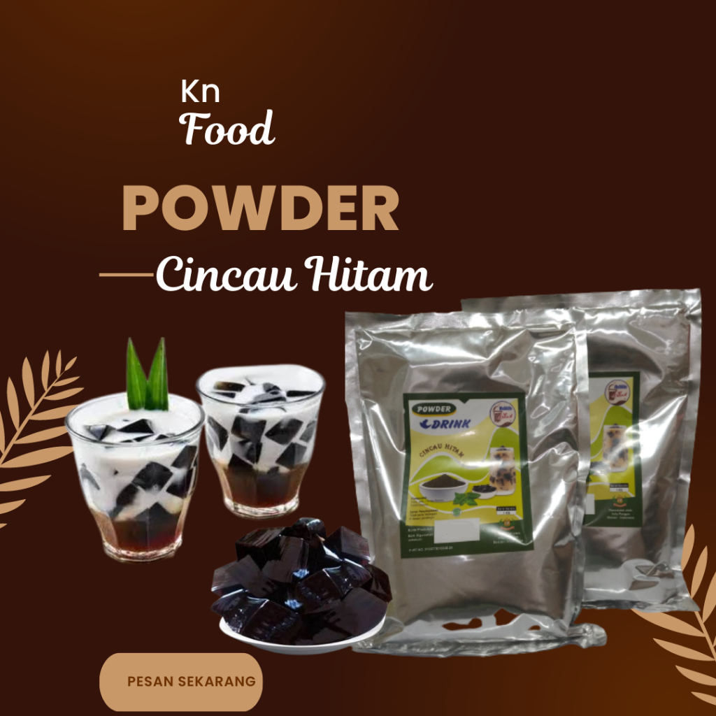 Jual Powder Cincau Hitam (Grass Jelly) PREMIUM- 1 kg grass jelly cincau ...