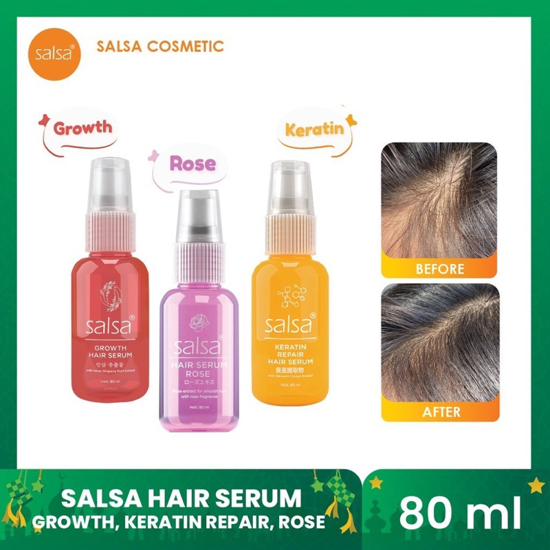 Jual SALSA Hair Serum - Spray Perawatan Rambut Keratin & Growth ...
