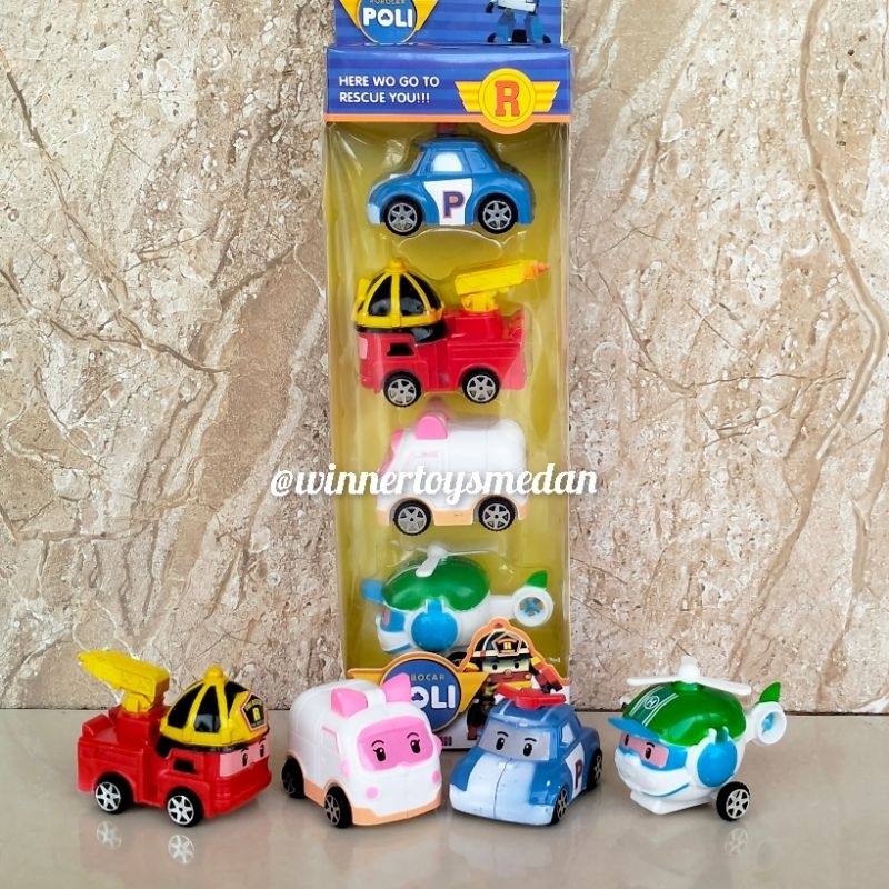 Jual Mainan Mobil Robocar Poli 4pcs | Shopee Indonesia