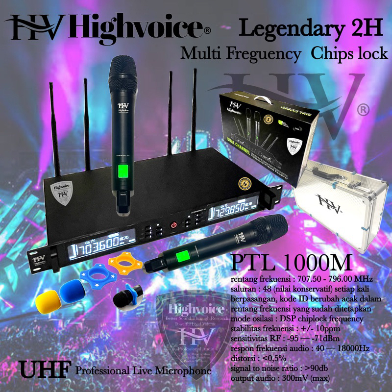 Jual Mic HARDWELL LEGENDARY 1 Microphone Terbaik Dan Terjauh 1000 Meter ...