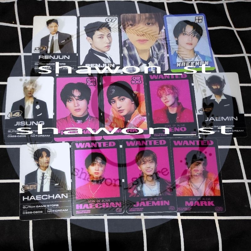 Jual [BISA COD] PHOTOCARD JENO PASS CARD SMCU / LENTI GLITCH JAEMIN ...