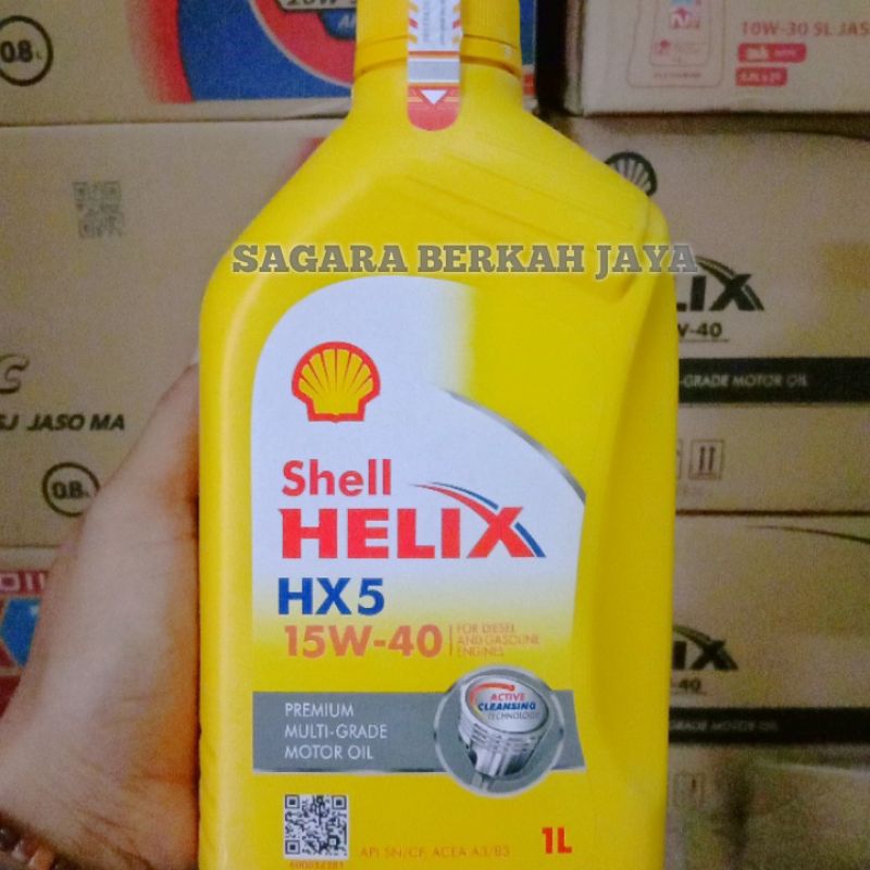Jual Oli shell helix HX5 1 liter | Shopee Indonesia