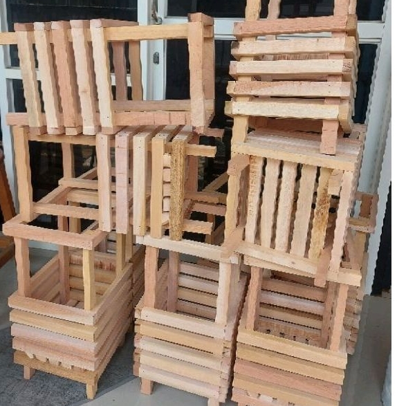 Jual Pot Kayu 25x25x50 cm/Pot Anggrek/ Pot Tanaman Hias | Shopee Indonesia