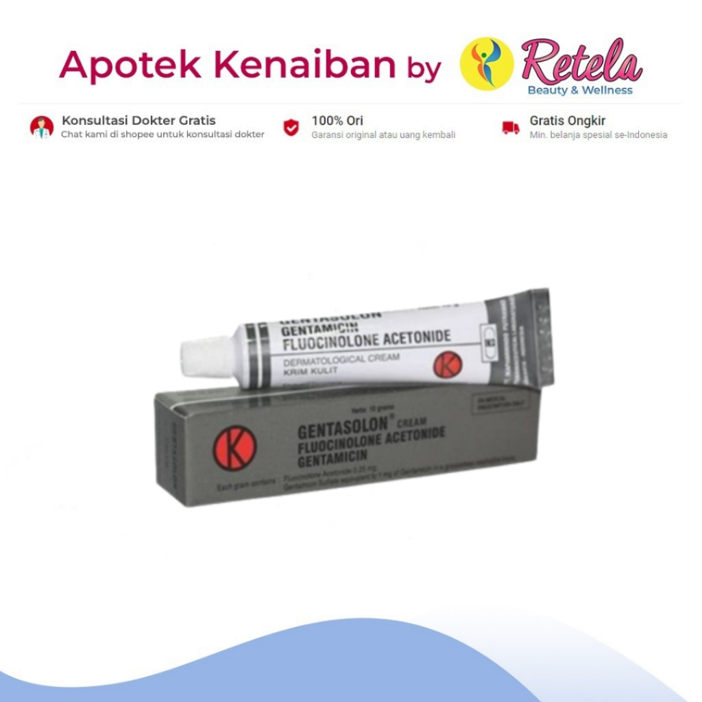 Jual GENTASOLON CREAM 5GR | Shopee Indonesia