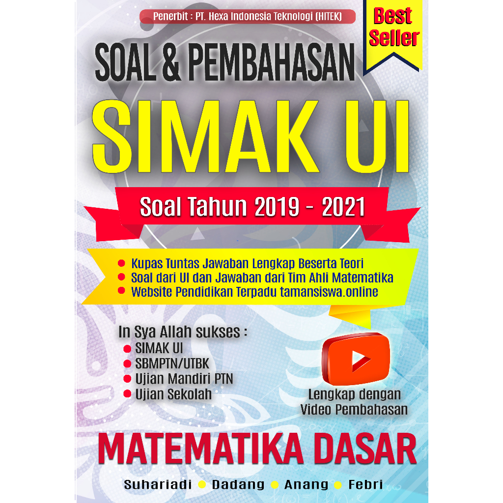 Jual Buku Soal dan Pembahasan SIMAK UI Matematika | Shopee Indonesia Jual Buku Soal dan Pembahasan SIMAK UI Matematika | Shopee Indonesia
