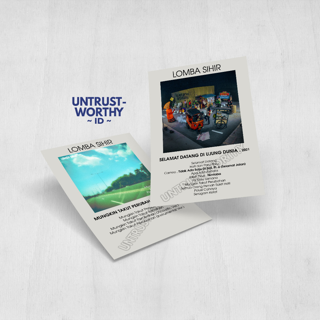 Jual Poster Lomba Sihir Album dan EP Ukuran A5 (2pcs) | Shopee Indonesia