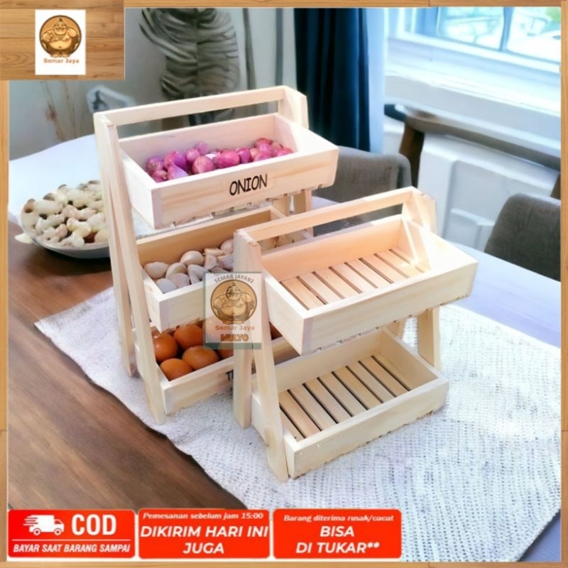 Jual GRATIS 5 STICKER!! Rak Dapur | Rak Bawang | Rak Buah | Rak Kentang ...