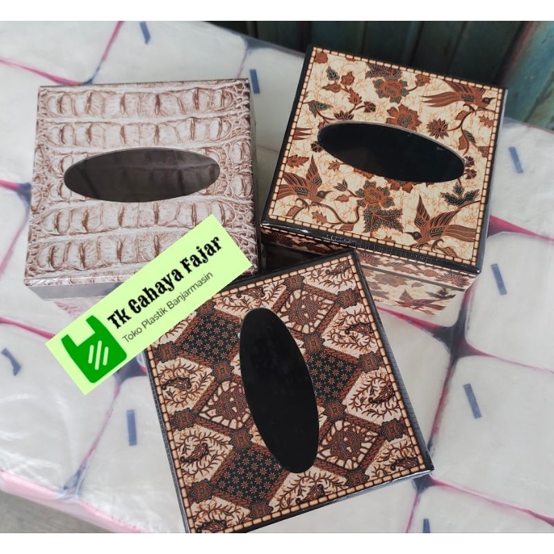 Jual Kotak Tisu Meja Box Tissue Pop Up Motif Batik | Shopee Indonesia