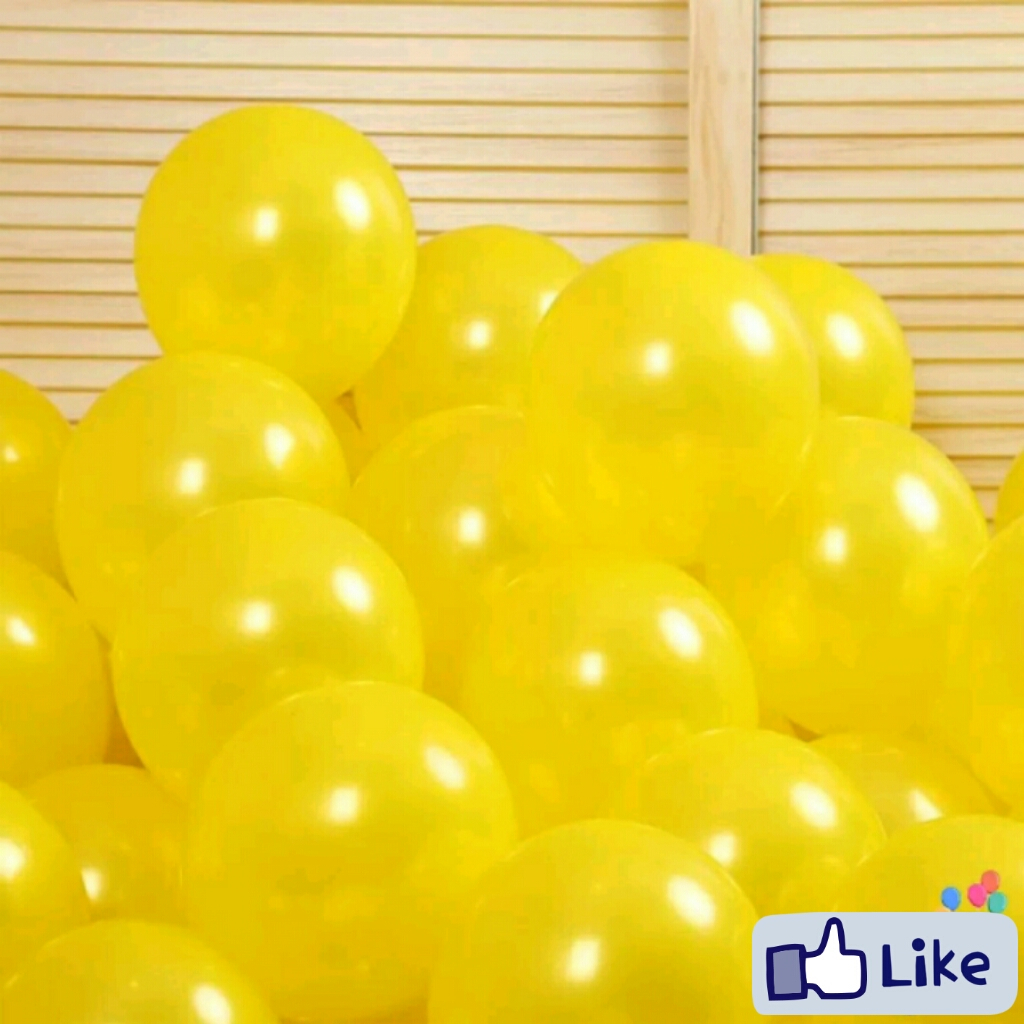 Jual {isi 30 pcs} MIX Balon metalik BIRU TUA BIRU MUDA PUTIH / Balon ...