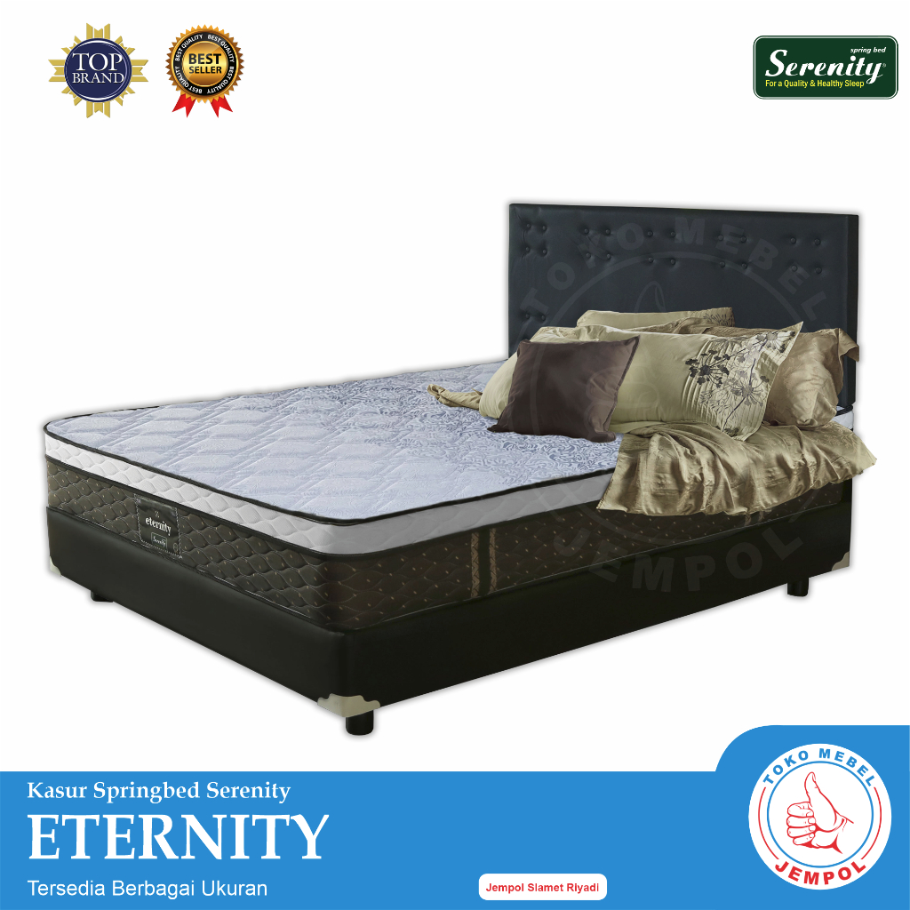 Jual Kasur Springbed Eternity Serenity Tebal 29cm Bergaransi peer 15tahun Jempol | Shopee Indonesia