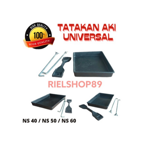 Jual 1 Set Tatakan / Dudukan Tempat Aki Mobil Universal NS 40 NS 50 NS 60 | Shopee Indonesia
