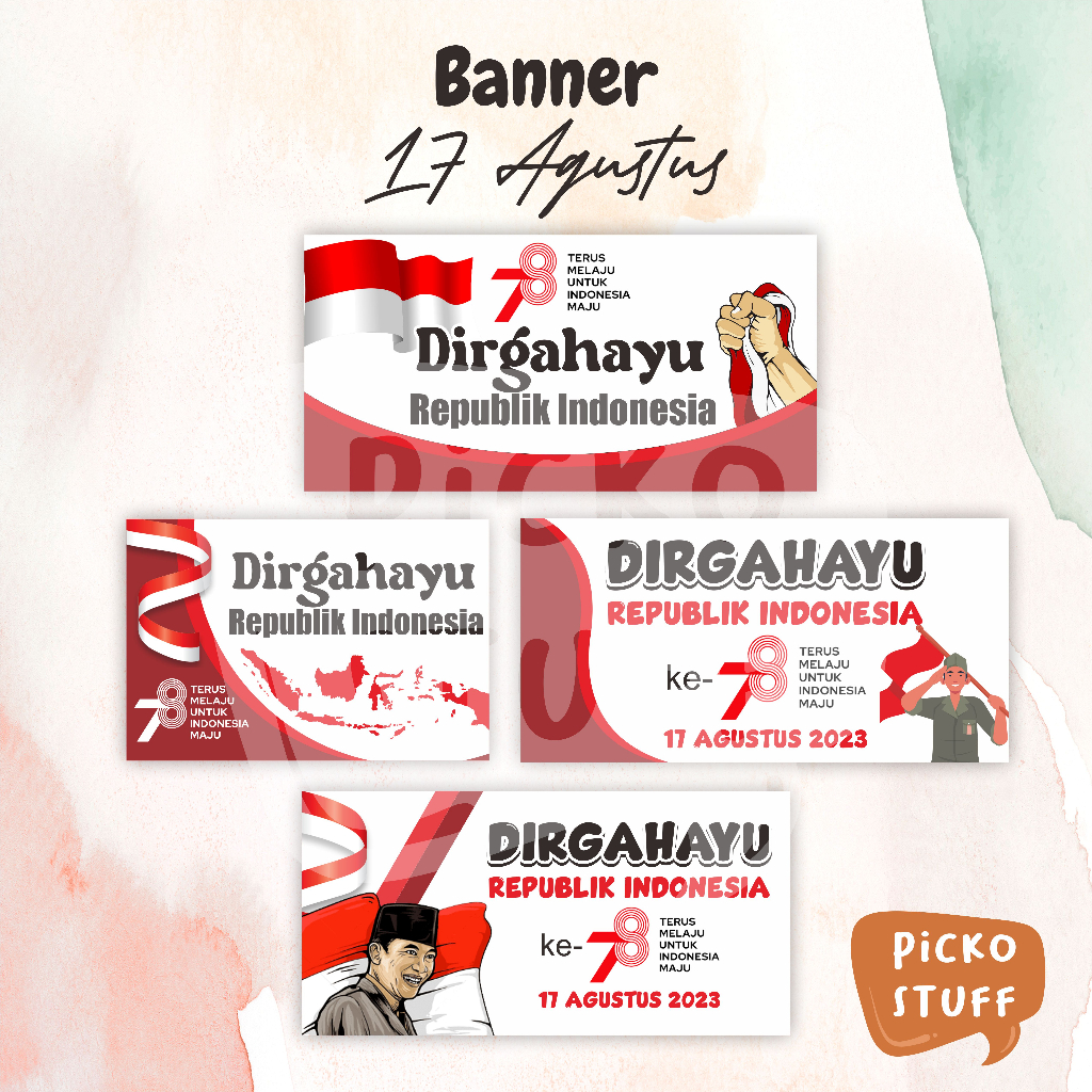 Jual BANNER 17 AGUSTUS CUSTOM | Shopee Indonesia