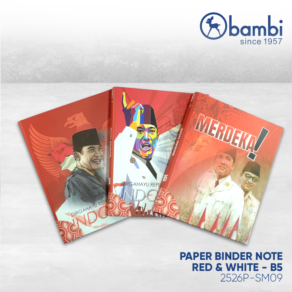 Jual Binder Note B5 Include Paper Edisi Soekarno Series kode 2526P ...