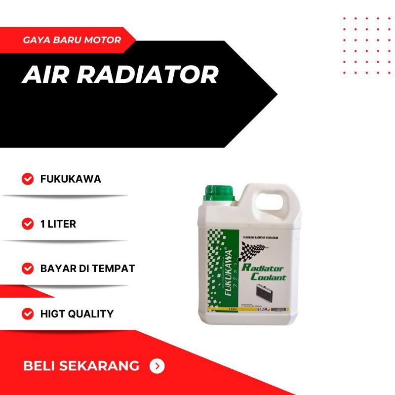 Jual AIR RADIATOR 1 LITER AIR COOLANT 1LITER | Shopee Indonesia