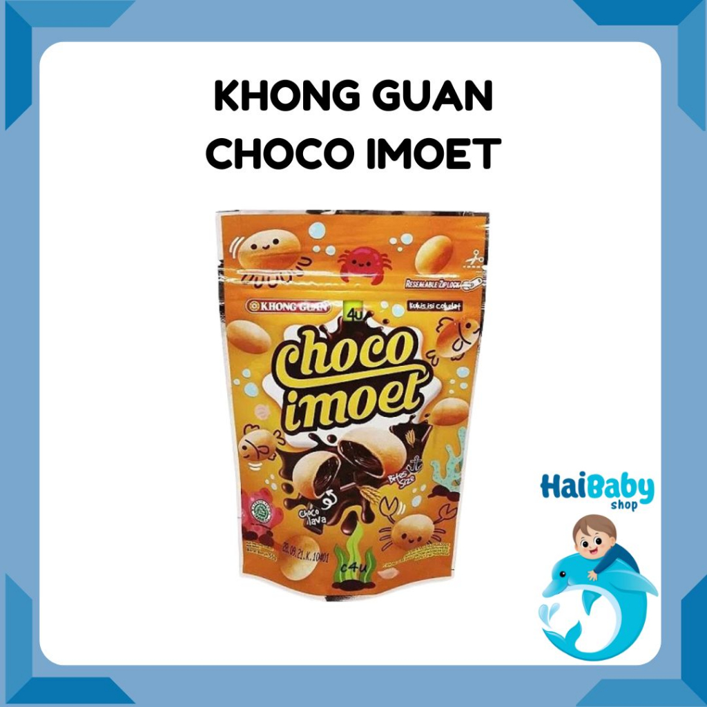 Jual KHONG GUAN Choco Imoet 55gr - Biskuit Coklat | Shopee Indonesia