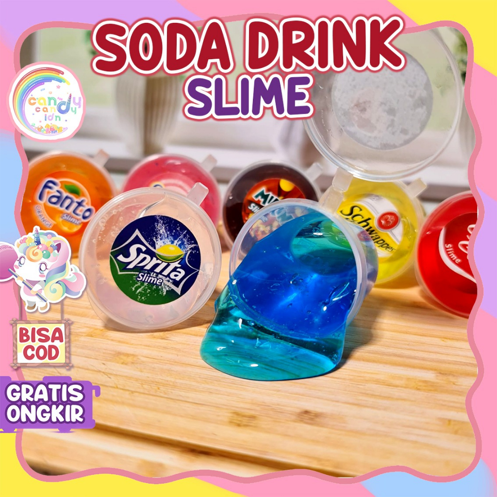 Jual Slime Soda Drink 25ml by Candycandy.idn | Shopee Indonesia