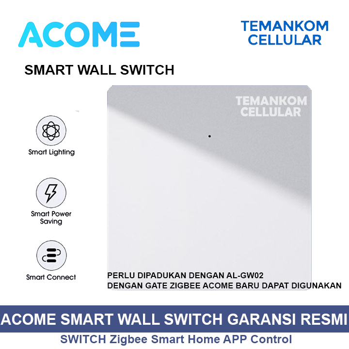 Jual Acome Smarthome wall switch smart switch zigbee Garansi RESMI ...