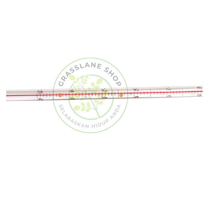Jual Thermometer Kaca Glass Air Laboratorium -50+50 Al Hisamatsu Jepang ...