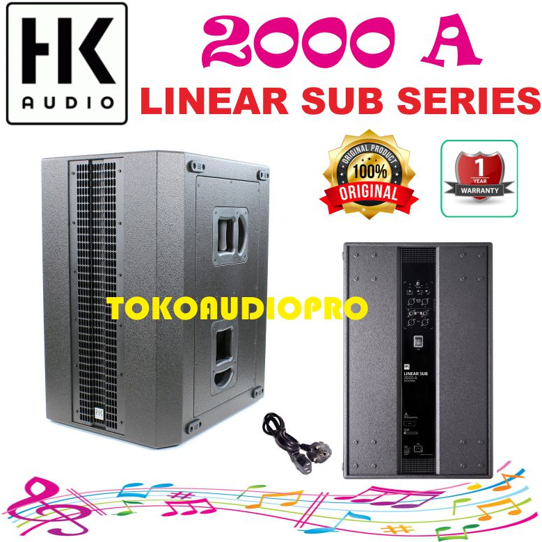 Jual Sub HK Audio Linear Sub L SUB 2000 A 2 X 12″ Active Subwoofer ...