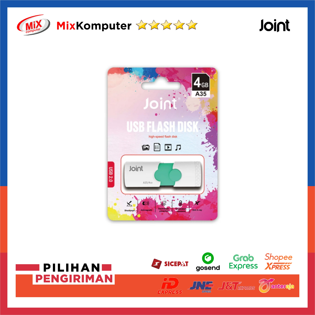 Jual FLASHDISK 4GB JOINT A35 SLIDE | Shopee Indonesia