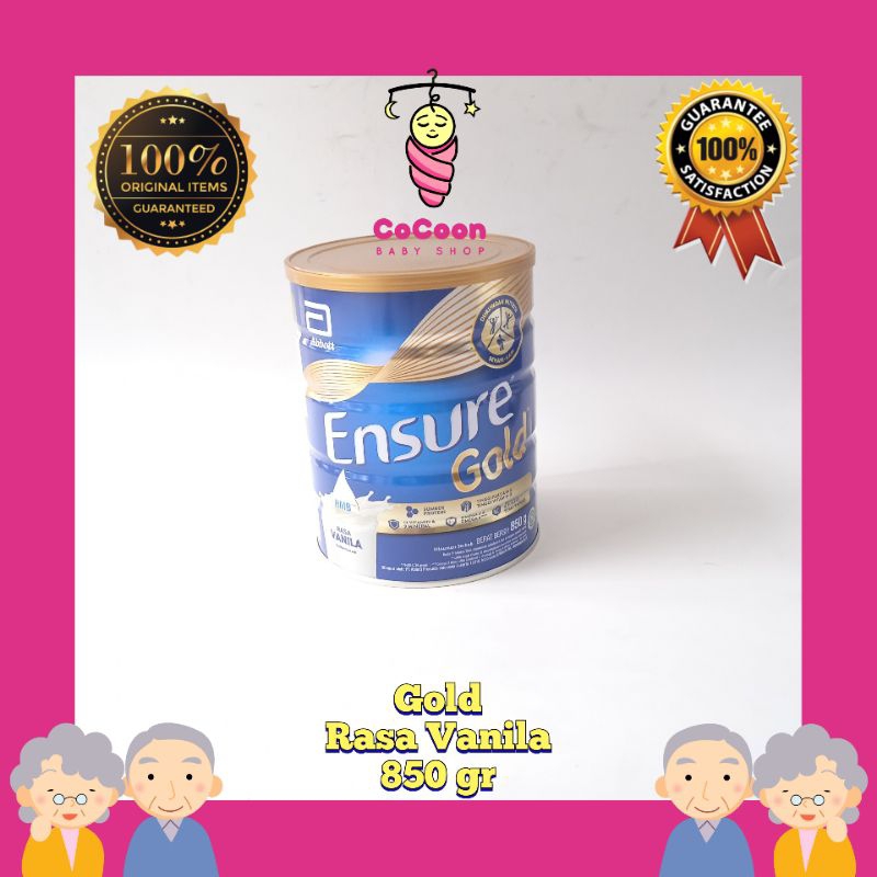 Jual Susu Formula Dewasa Rendah Laktosa Ensure Gold Vanila Vanilla 850g 850 gr | Shopee Indonesia