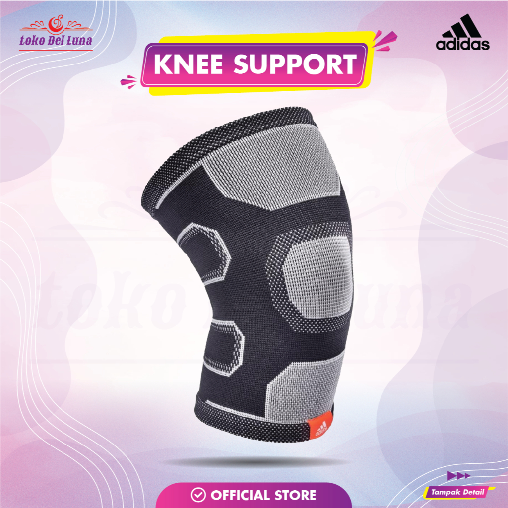 Jual ADIDAS KNEE SUPPORT Dekker Lutut Black Grey | Shopee Indonesia