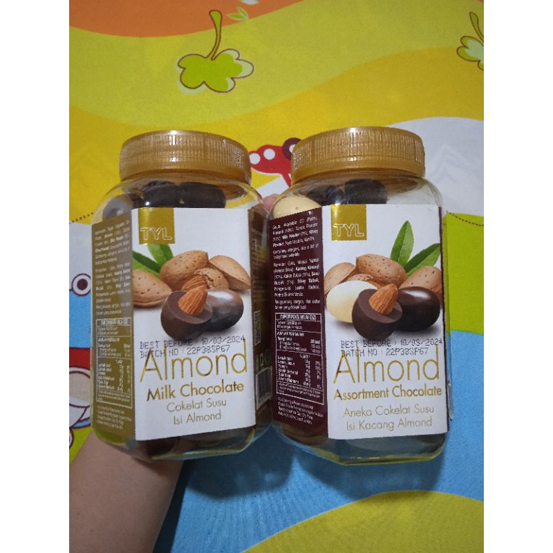 Jual TYL Almond Milk Choco Jar TYL Assorment Choco 400g | Shopee Indonesia