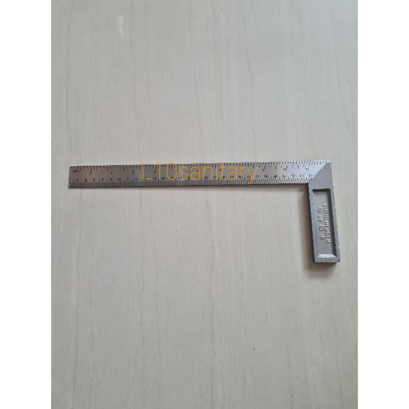 Jual BIASA Siku Meter SIku Tukang Penggaris Siku MURAH 12" 30cm ...