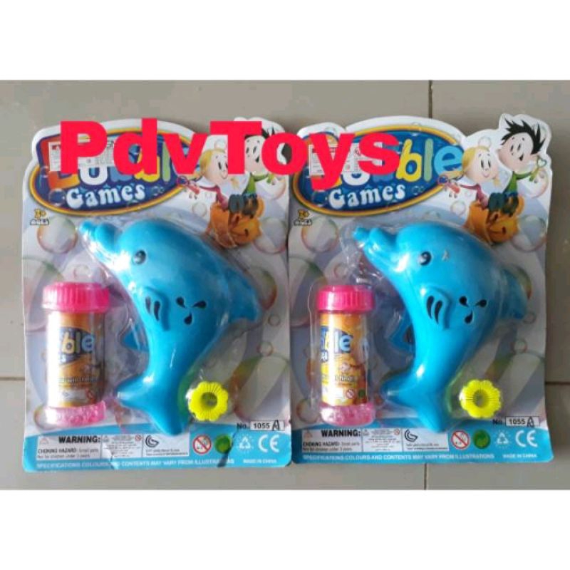 Jual Mainan Pistol Dolphin Bubble Gun Gelembung Sabun | Shopee Indonesia