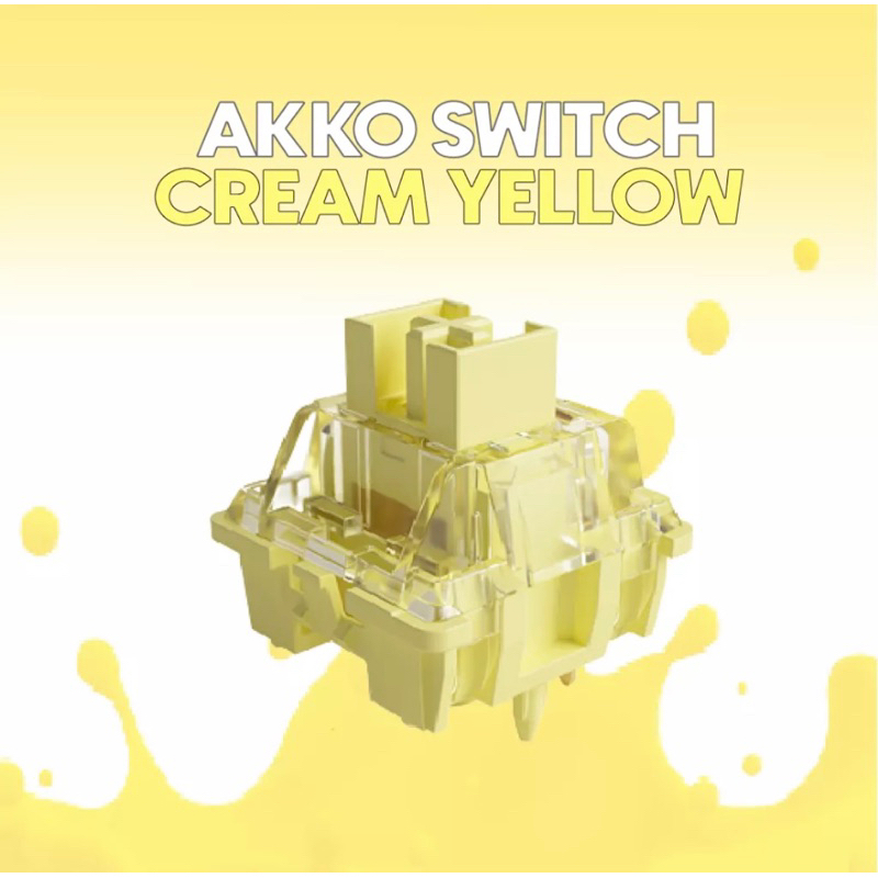 Jual Akko Switch Cream Yellow (Linear) | Shopee Indonesia