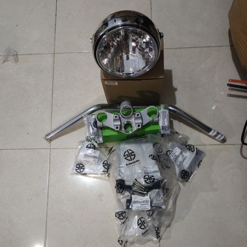 Jual paket lampu ninja r barong up ss full ori kawasaki | Shopee Indonesia