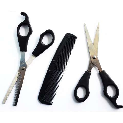 Jual [KIKI] Gunting Rambut Set 3 Pcs - Peralatan Styling Hair 3in1 Alat ...