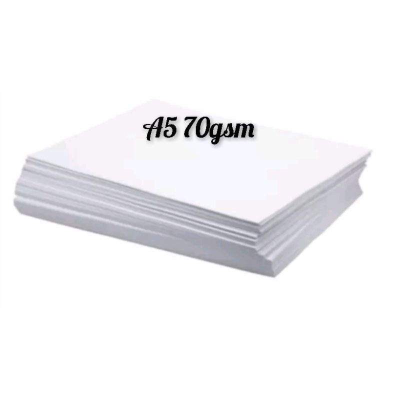 Jual kertas A5 70 gsm isi 100 lembar | Shopee Indonesia