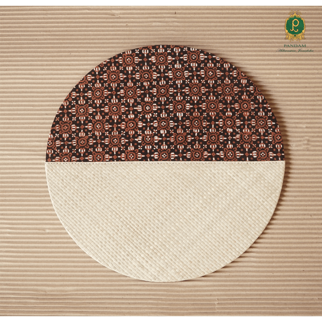 Jual Batik Round Placemat || Tatakan Piring Bulat Berbahan Anyaman ...