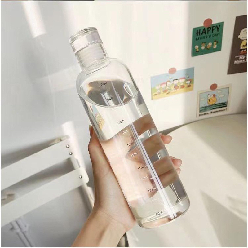 Jual Look a like Glass Drinking Bottle Water / Botol Minum Transparan ...