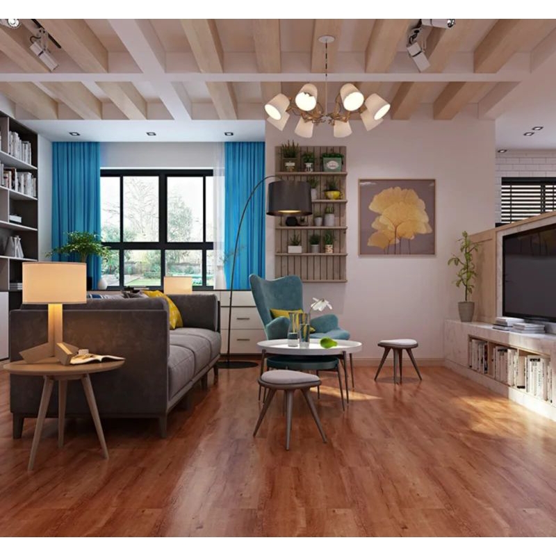 Jual mahal lantai wallpaper stiker sticker tempel kayu Wood wooden ...