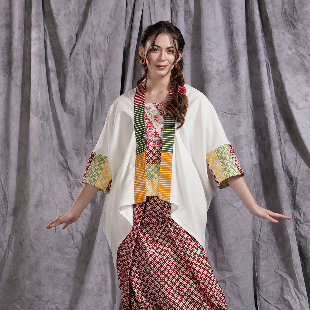 Jual NONA RARA - Kusuma PART0022, Baju Batik Kasual Modern | Shopee ...