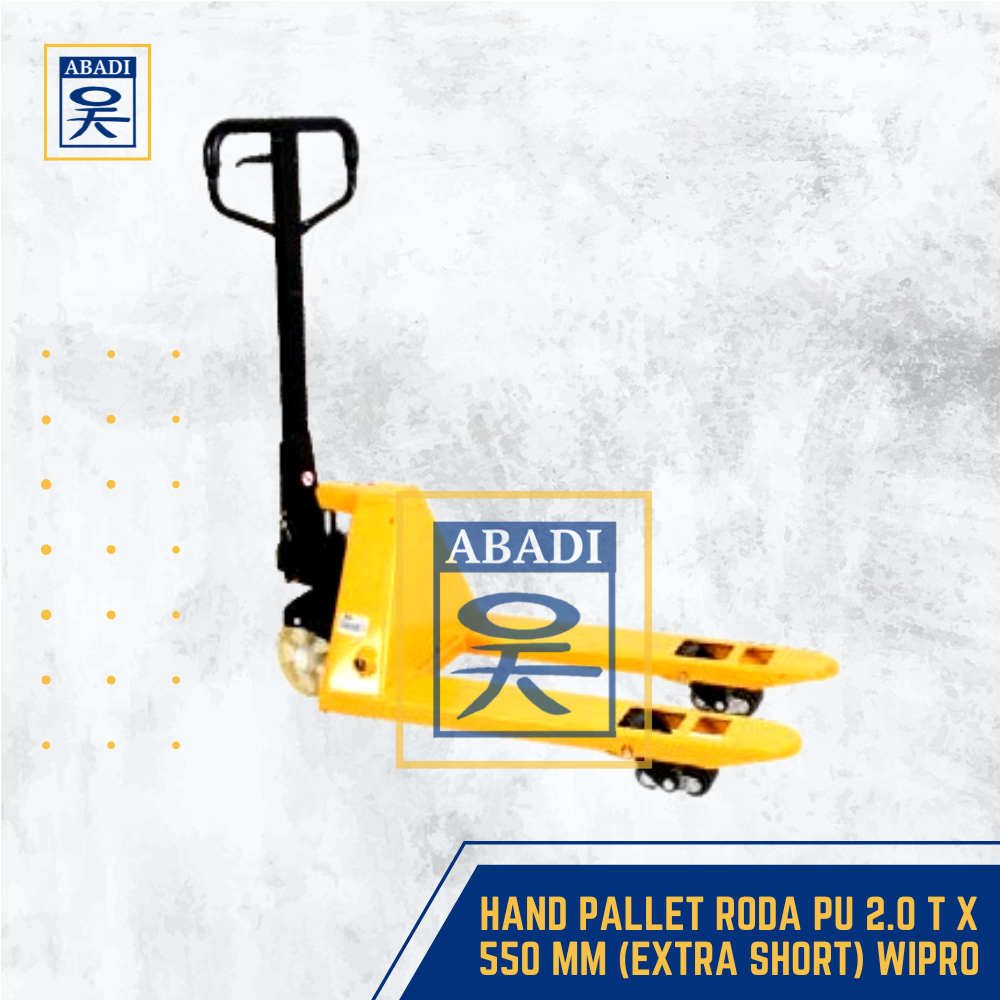 Jual HAND PALLET RODA PU 2.0 T X 550 MM (EXTRA SHORT) WIPRO | Shopee ...