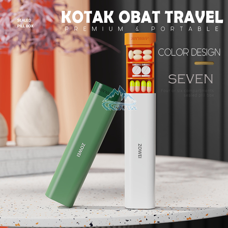 Jual Kotak Obat Vitamin Harian Mingguan 7 Sekat Daily Medicine Box ...